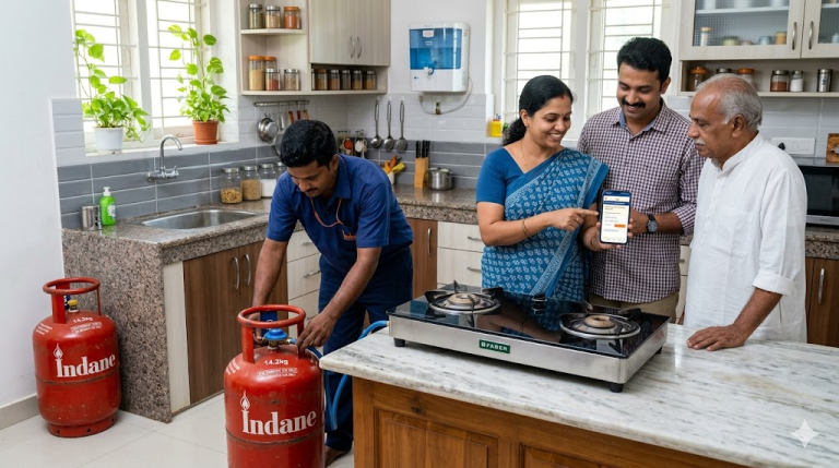 New LPG Gas Connection Online Application 2026 – Single